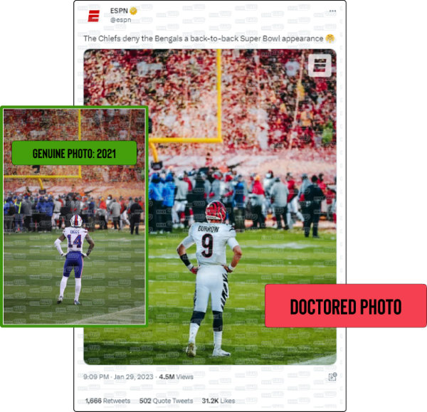 Franklin Matters: ESPN publishes doctored photo to social media